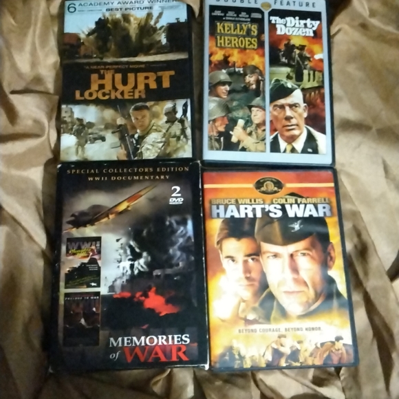 Media | Four Great War Movie Dvds | Poshmark